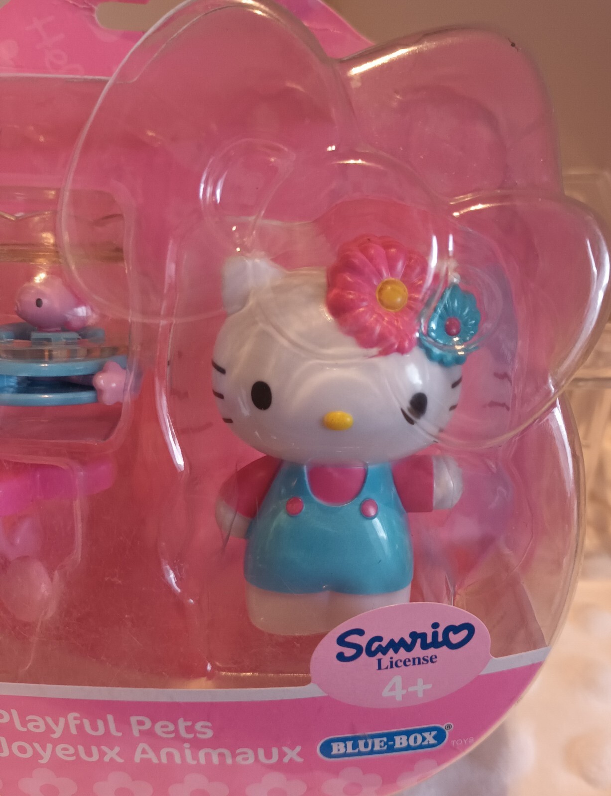 Hello Kitty Playful Pets. Kitty and fish bowl. Blue Box..Sanrio.. never ...