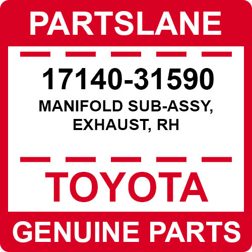 Passenger Exhaust Manifold 4.0l 1grfe 1714031590 Fits 10-12 Toyota 4 ...