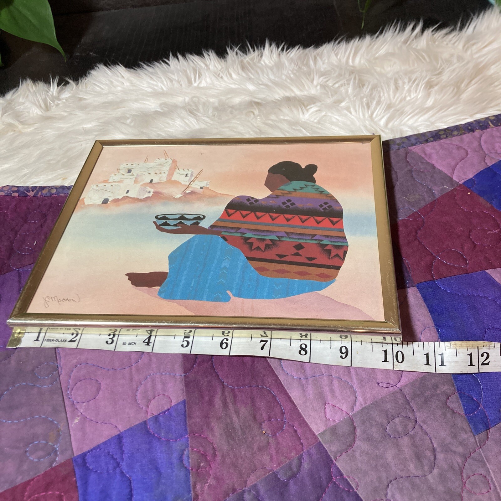 J C Madden Print from an Original Watercolor in the Style of Mananna ...