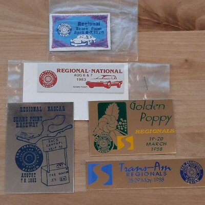 Vintage Sears Point Raceway Dash Plaques 1974-1988 Trans-Am/Regionals ...