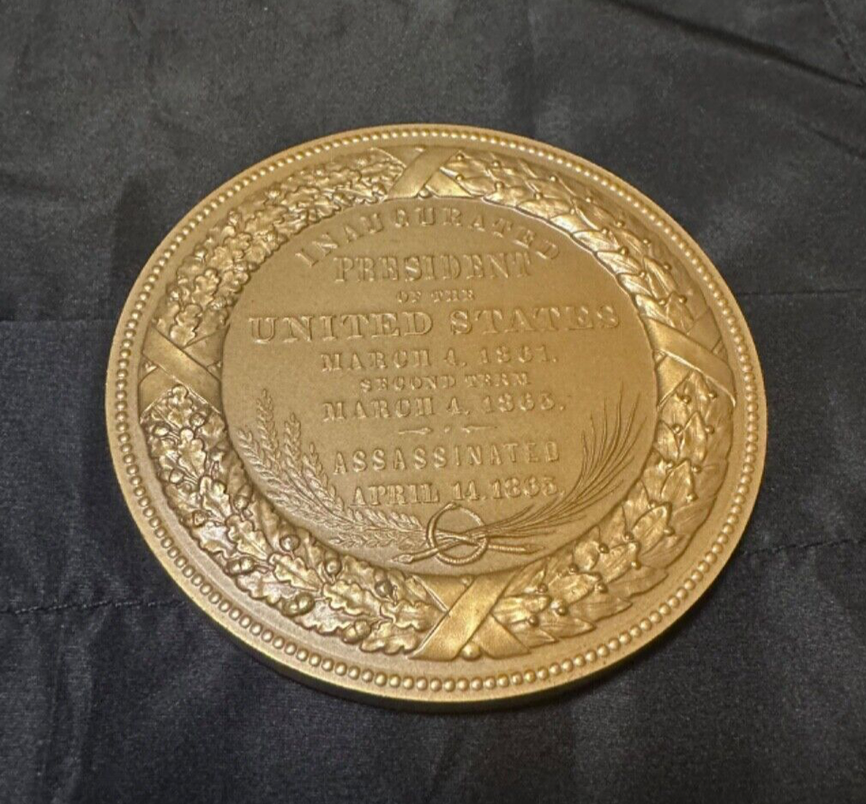 President Abraham Lincoln Commemorative Inaugural Collector’s Coin ...