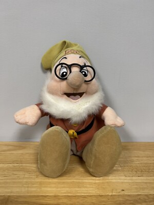 Disney Store Snow White And The Seven Dwarfs Doc Plush 14" Stuffed Toy ...