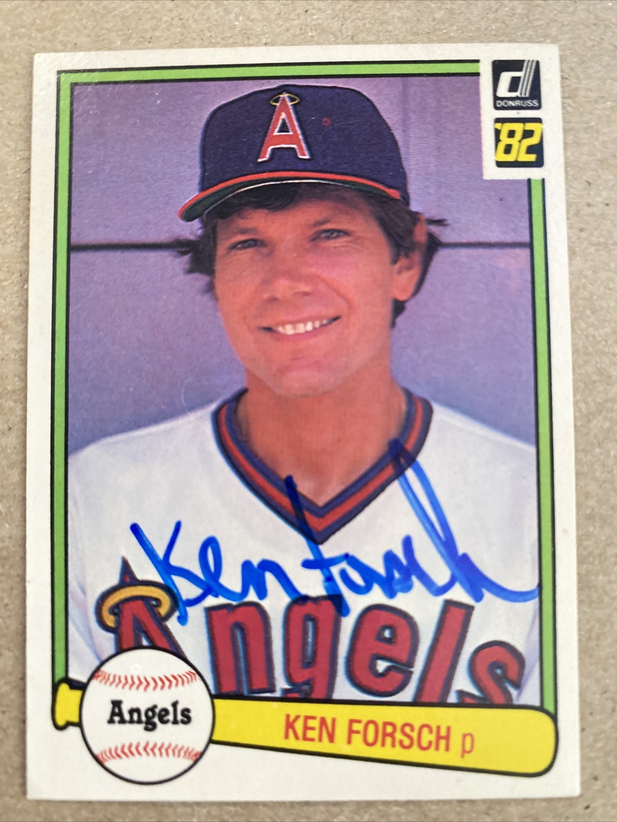 1982 Donruss #393 Ken Forsch AUTOGRAPHED Card - California Angels | eBay