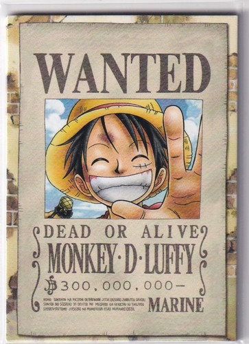 Panini One Piece Epic Journey Trading Cards Karte Nr. 121 Wanted Monkey ...