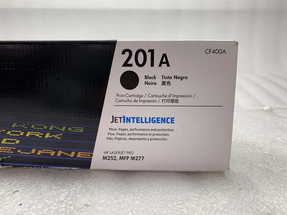 New Genuine HP 201A CF400A Black Toner Print Cartridge - Factory Sealed ...
