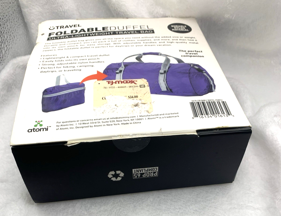 New Foldable Duffel Ultra Lightweight Travel Bag Nylon Material | eBay