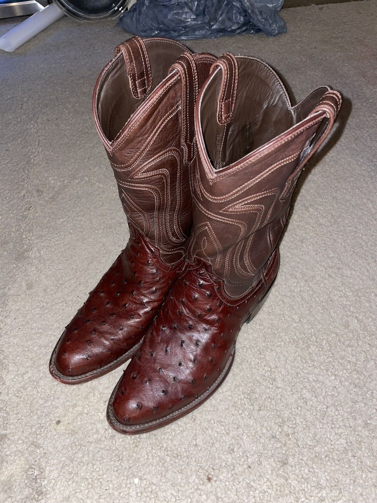 Tecovas The Wyatt Exotic Boot with Brown Full Quill O… - Gem