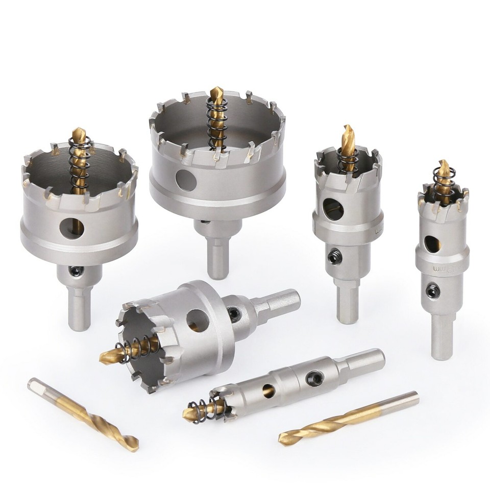 Carbide Tip TCT Hole Saw Cutter Drill Bit Metal Alloy Stainless Steel ...