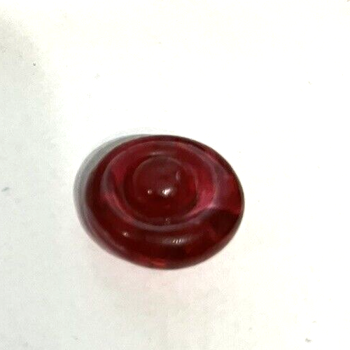 Antique Red Translucent Glass Button 1/2" Swirl Back | eBay