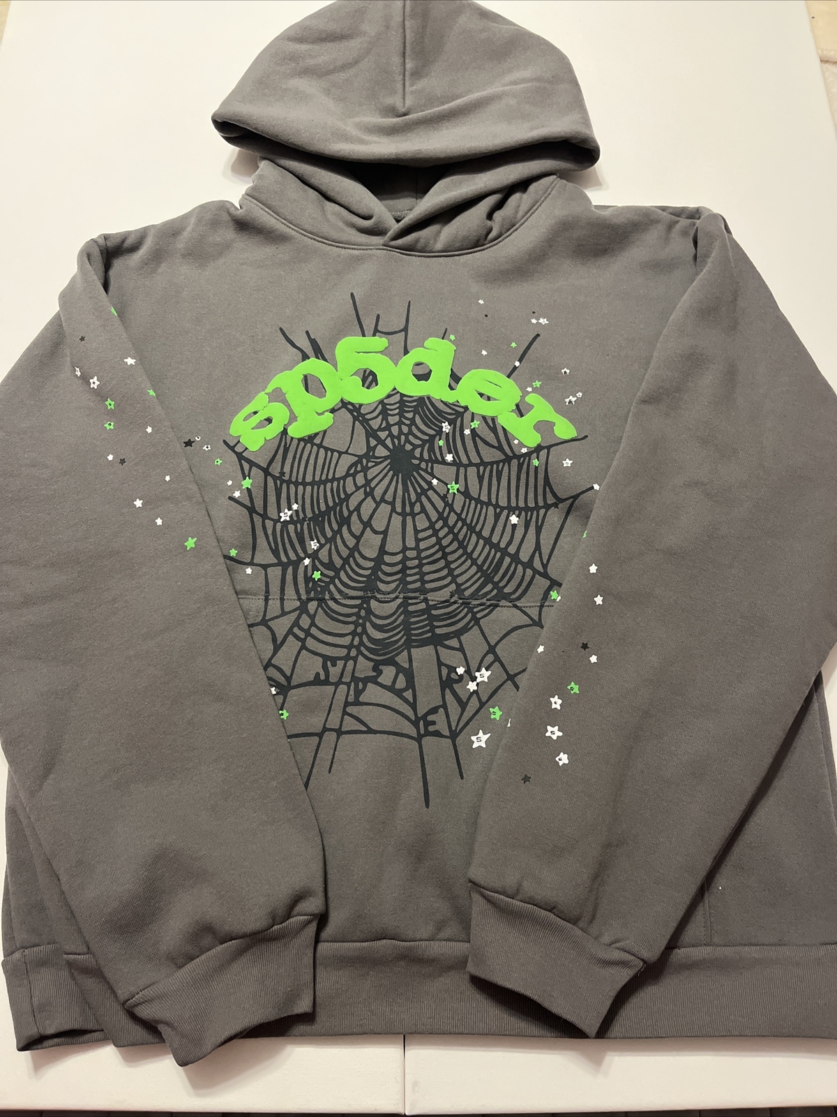 Sp5dr Hoodie Slate Grey | eBay