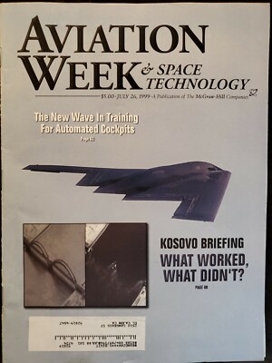 Aviation Week & Space Technology Magazine July 26 1999 | eBay