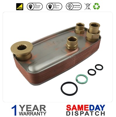 WORCESTER 24CDI DHW PLATE HEAT EXCHANGER 12 PL 87161429000 | eBay UK