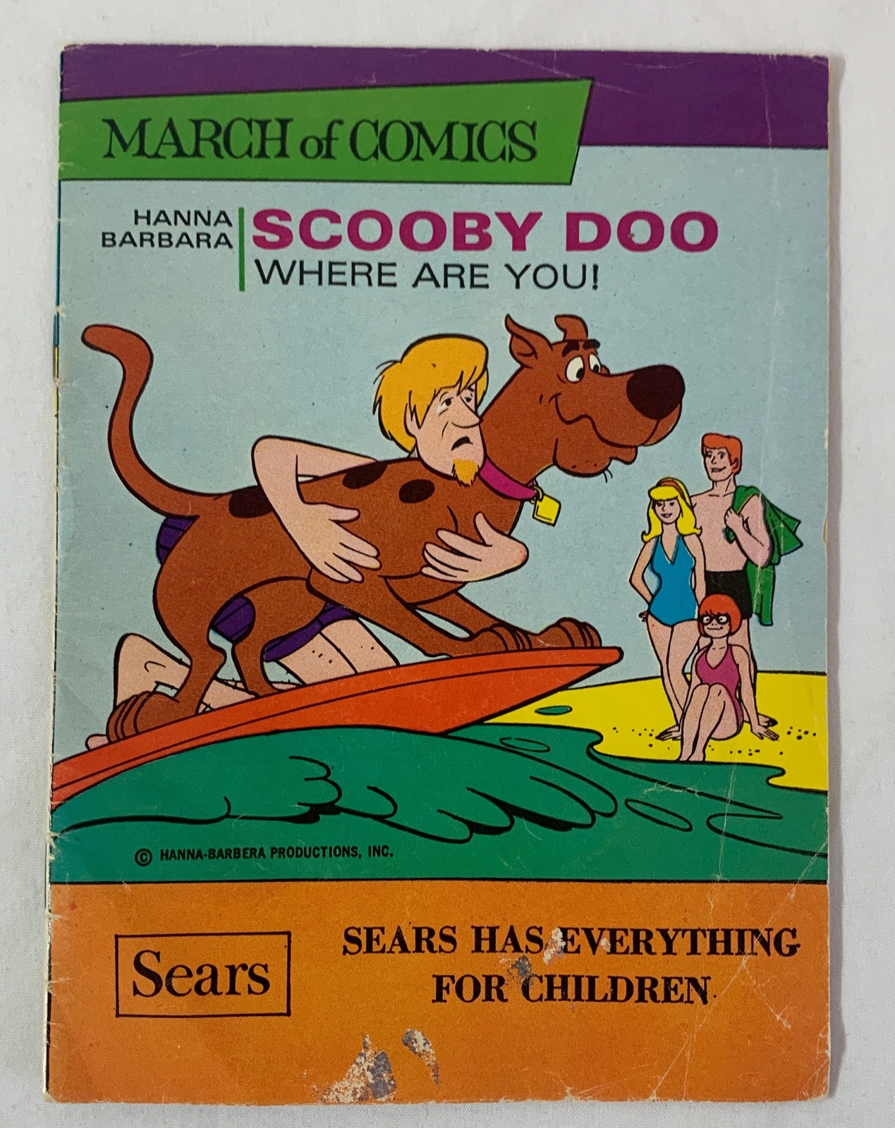 1973 March Of Comics #382 ~ SCOOBY DOO ~ surfing cover ~lower grade ...