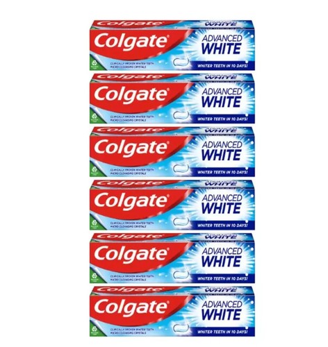 Colgate Advanced White Toothpaste 150g X 6 Tubes 6281001101192 | eBay UK