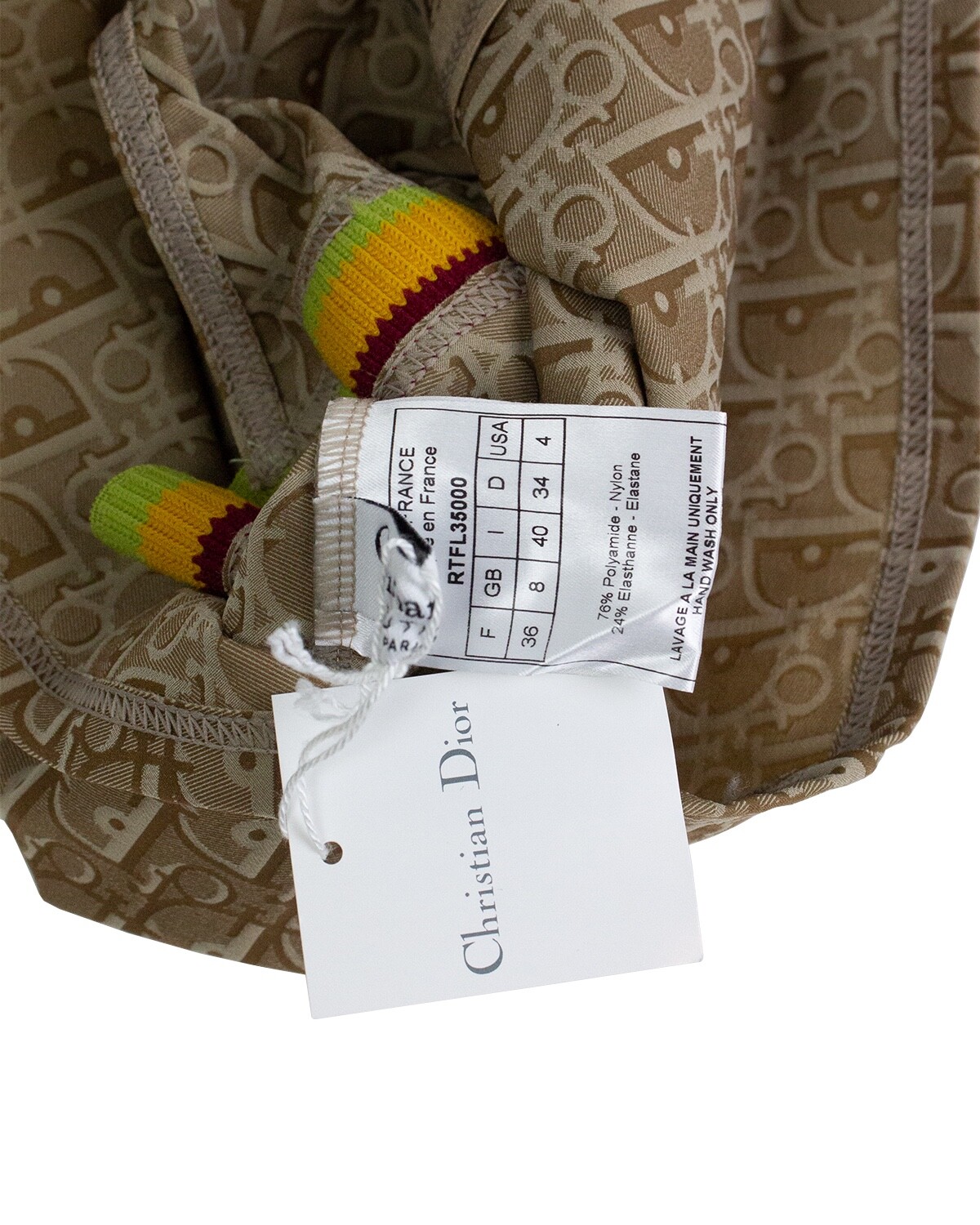 Vintage Christian Dior Rasta Bikini John Galliano Saddle Lady Mania ...