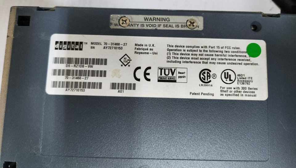 DEC DS-RZ1DB-VW / 70-31468-27 Digital Corp. StorageWorks 9.1GB Hard ...