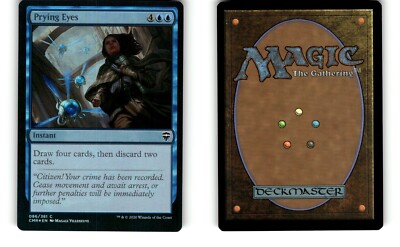 MTG Commander Legends Prying Eyes Foil CMR 086/361 C | eBay