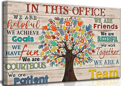 Inspirational Colorful Tree Canvas Wall Art Inspiring Motivational ...