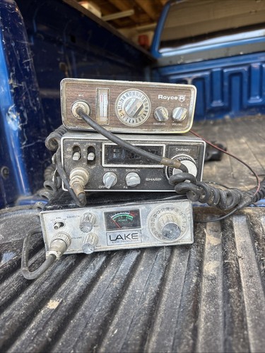 Lot Of 3 CB Radios Lake 40ch Sharp Royce Not Tested with mics. | eBay