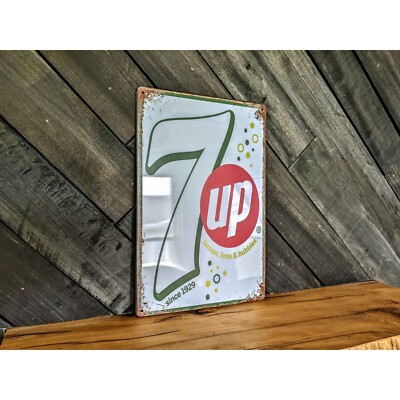 7up Sign - Antique Style 7 Up Sign - 12in X 8in | eBay