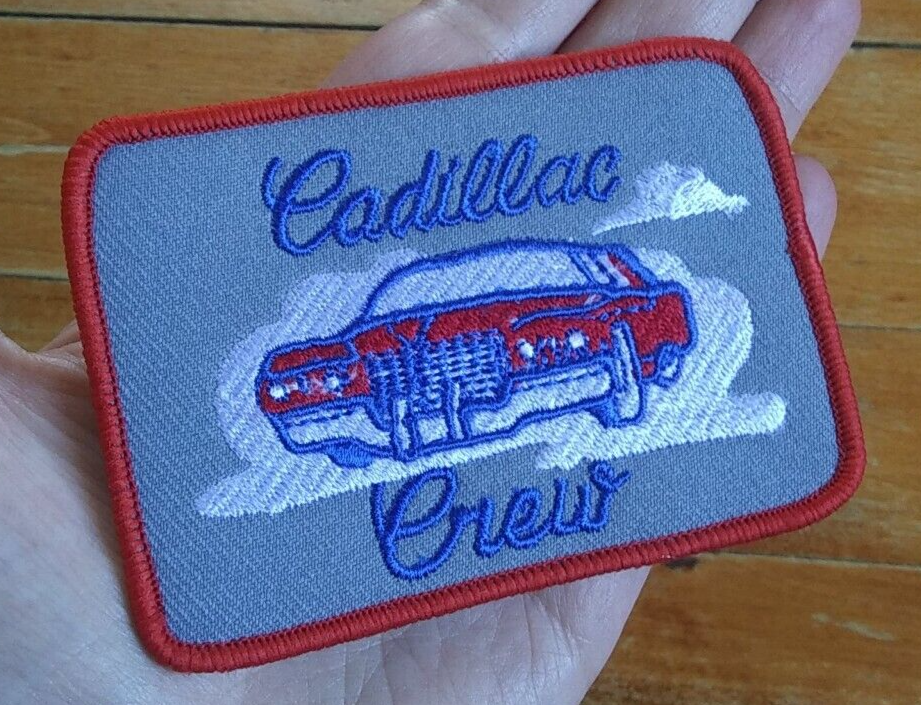 Vintage Cadillac Crew Patch OLD SCHOOL LOW RIDER HOT ROD Patch Sew On ...