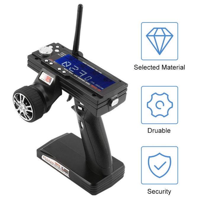 Flysky FS GT3B FS-GT3B 2.4G 3ch RC System remote control transmitter ...