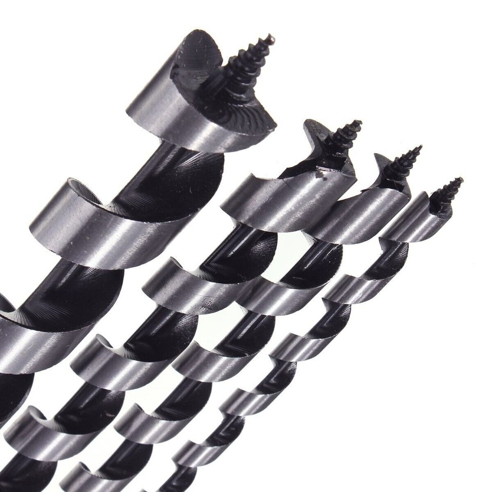 Wood Auger Drill Bit 9" Long Woodworking Ship Screw Auger Bit Hex Shank ...