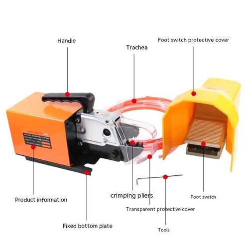 AM-10 Y-Type Terminal Machine Pneumatic Crimping Machine Electric ...