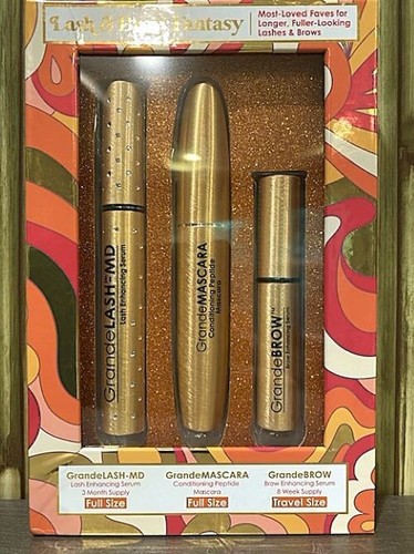 Grande Lash & Brow Fantasy Set: Full Size Lash/Full Mascara/Travel ...