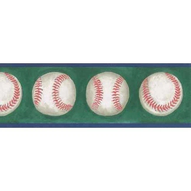 Baseball Wallpaper Border