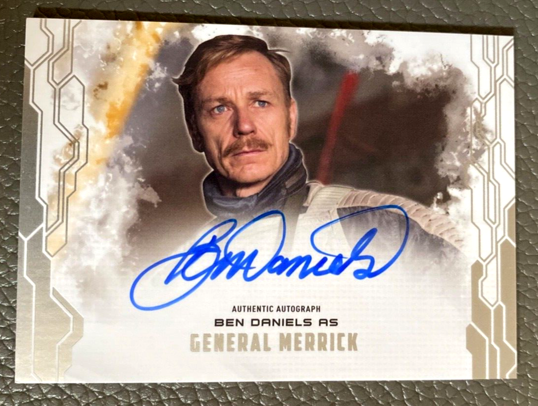 2017 STAR WARS MASTERWORKS - GENERAL MERRICK - BEN DANIELS AUTO | eBay