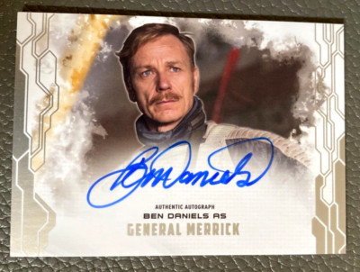 2017 STAR WARS MASTERWORKS - GENERAL MERRICK - BEN DANIELS AUTO | eBay