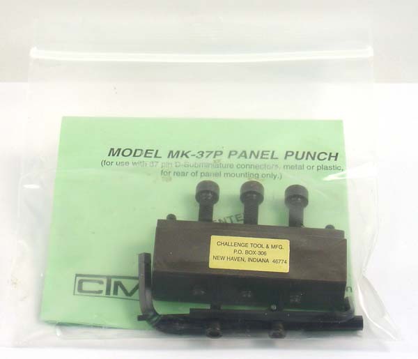 Clearance Item - MK-37P Panel Punch For 37-Pin D-Subminiture (Same as ...