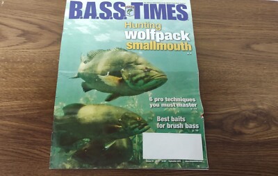 BASS Times Magazine September 2015 Hunting Wolfpack Smallmouth | eBay