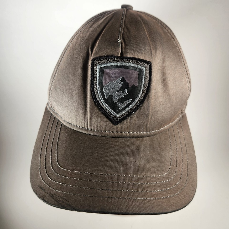 KUHL Cap Hat Strapback Brown Born In The Mountains Adjustable Patch ...