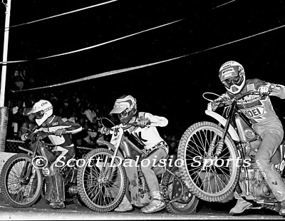 1987 Mike Faria Louis Kossuth Gary Hicks 8 x 10 IMS Speedway Motorcycle ...