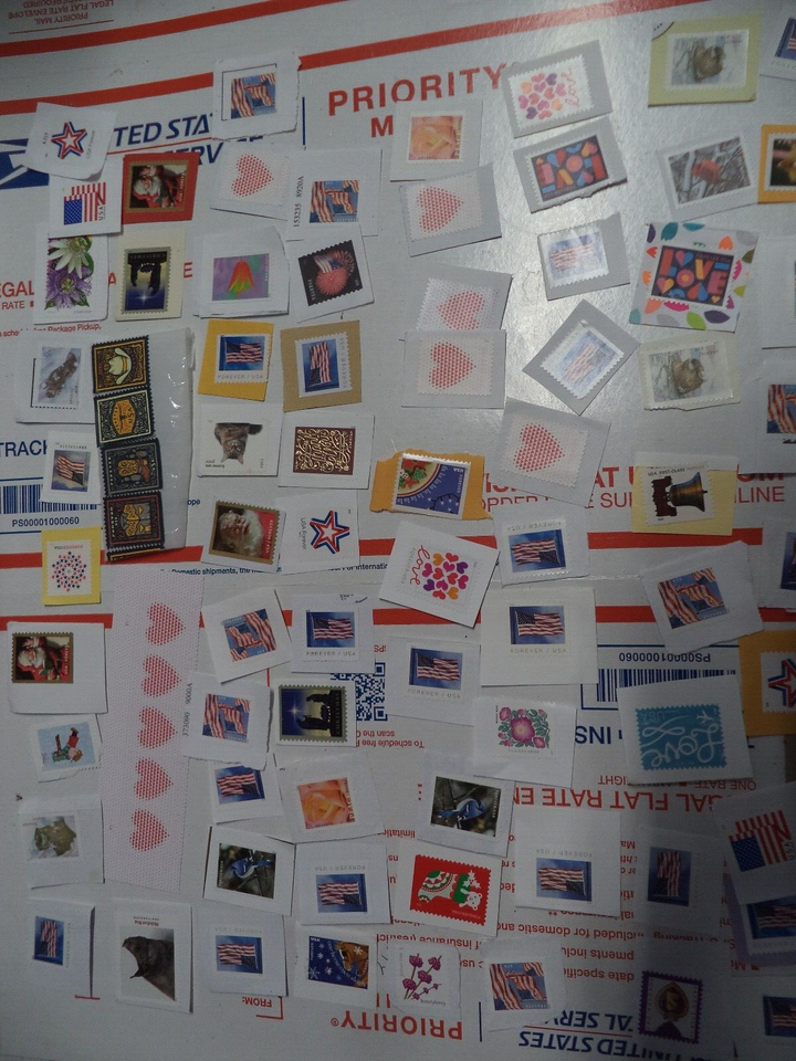 100 GENUINE FOREVER $78 US POSTAGE STAMPS NOT USED AS INTENDED PURPOSE ...