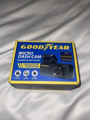 Goodyear Car HD Micro Dash Cam One Button Plug & Play Camera Video ...