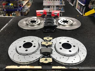 Seat Leon Cupra R 225BHP 210BHP Front 323 Rear Drilled Grooved Brake ...