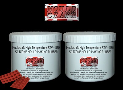 Mouldcraft HT-RTV 530 Shore A30 250g HIGH TEMPERATURE SILICONE MOULD ...