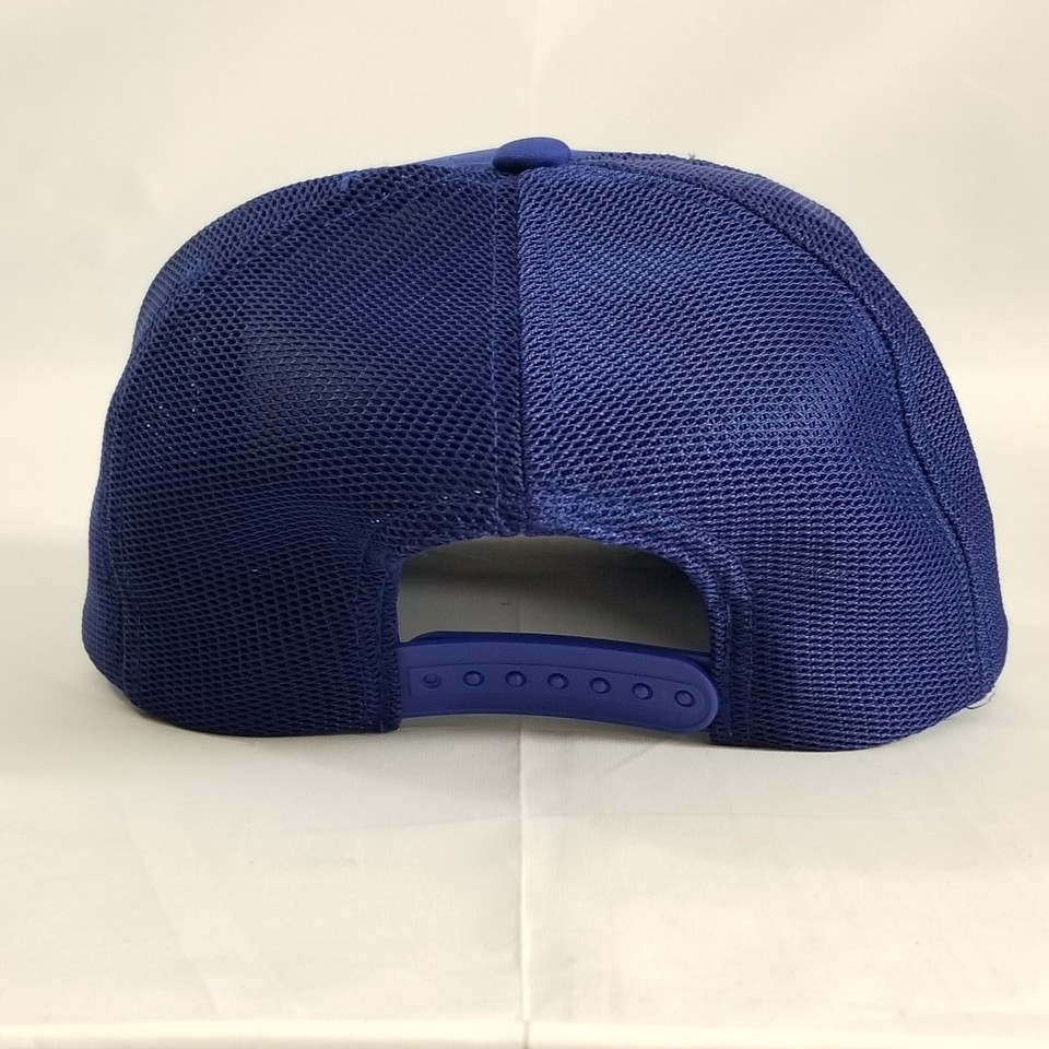 Dutch Bros Hat Cap Mens Trucker Blue Mesh Logo Rope Braid | eBay