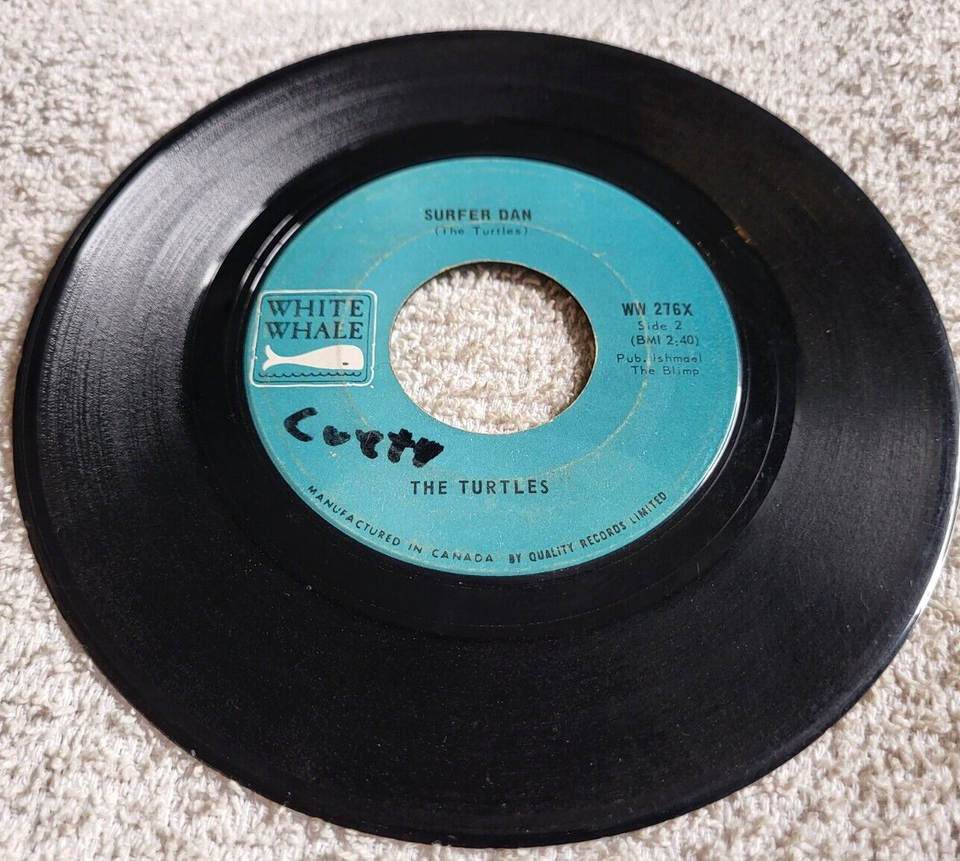 The Turtles – Elenore / Surfer Dan 1968 Rock Pop White Whale 45 RPM ...