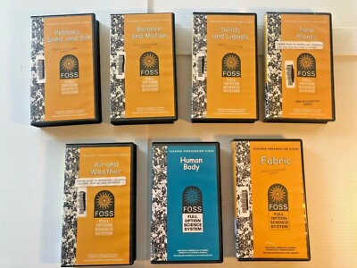 Full Option Science System Teacher Preparation video Bundle 1993 7 VHS ...