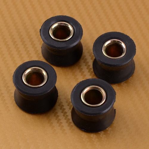 4x Motorcycle Rear Shock Absorber Rubber Bush Spare Part Shock Absorber ...