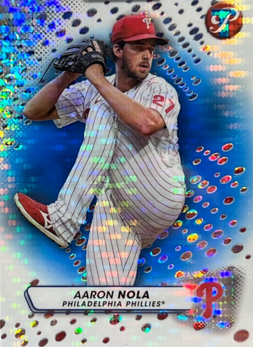 2023 Topps Pristine - Blue Refractor #65 Aaron Nola /75 for sale online ...