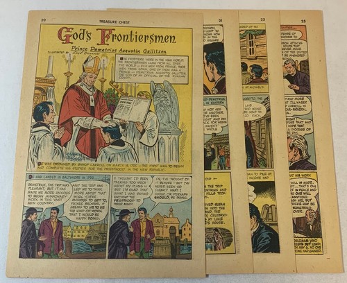 1958 six page cartoon story ~ PRINCE DEMETRIUS AUGUSTIN GALLITZEN | eBay