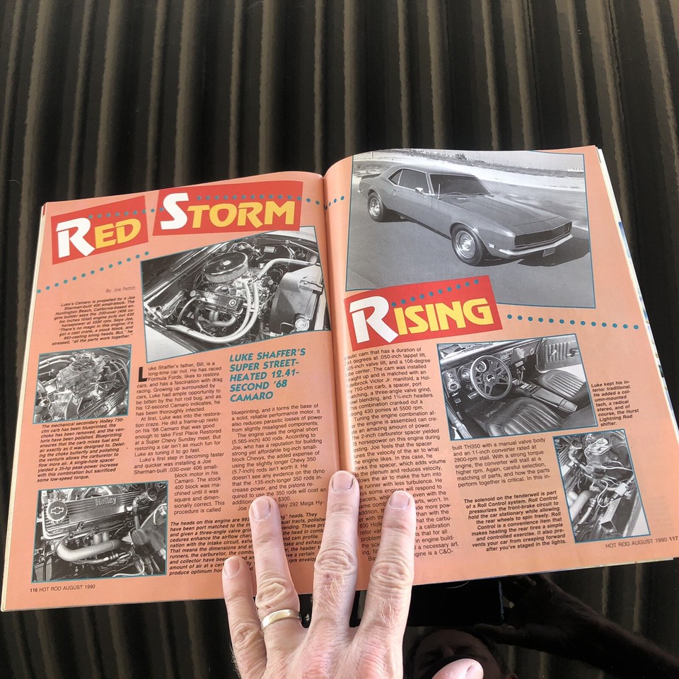 HOT ROD Magazine 1990 August F100 Reader's Rides 69 AMX 33 vicky trans ...