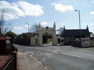 Photo 12x8 Cemetery gate Ayr Access gate to cemetery in Ayr. c2010 ...