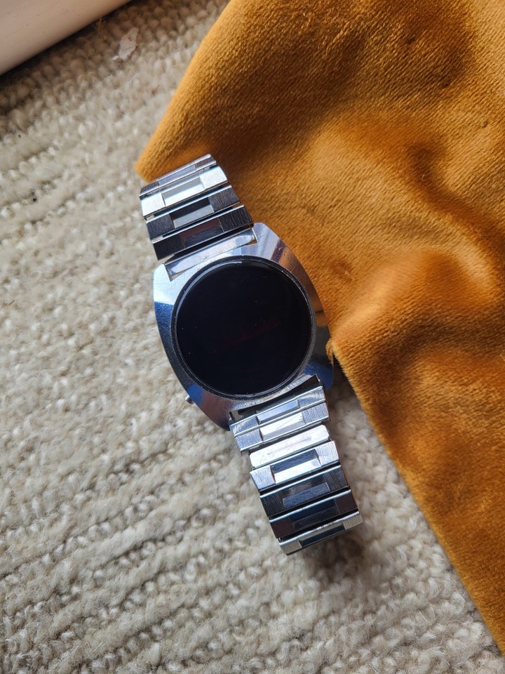 1970's Timex Red LED digital watch not working | eBay UK