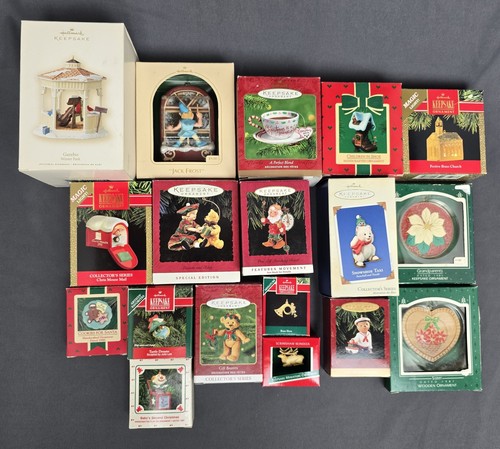 Vintage Christmas Ornament - Hallmark - Lot of 18 - Bear, Elf, Mouse ...